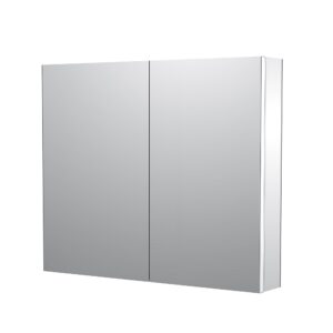 sunrosa medicine cabinet with mirror, 36" w×31.5" h bathroom tempered glass mirror medicine cabinet, wall-mountable and recessed-in medicine cabinet for bathroom, 2 symmetrical doors medicine cabinet