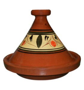 moroccan cooking tagine handmade glazed small 8 inches in diameter traditional no lead