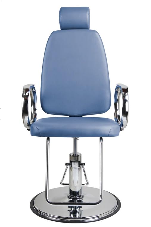 AmeriCan Goods Professional Dental Patient Exam & X-Ray Chair Deluxe Quality 360° Swivel, Adjustable & Removable Headrest Stool (Graystone)