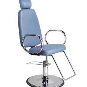 AmeriCan Goods Professional Dental Patient Exam & X-Ray Chair Deluxe Quality 360° Swivel, Adjustable & Removable Headrest Stool (Graystone)