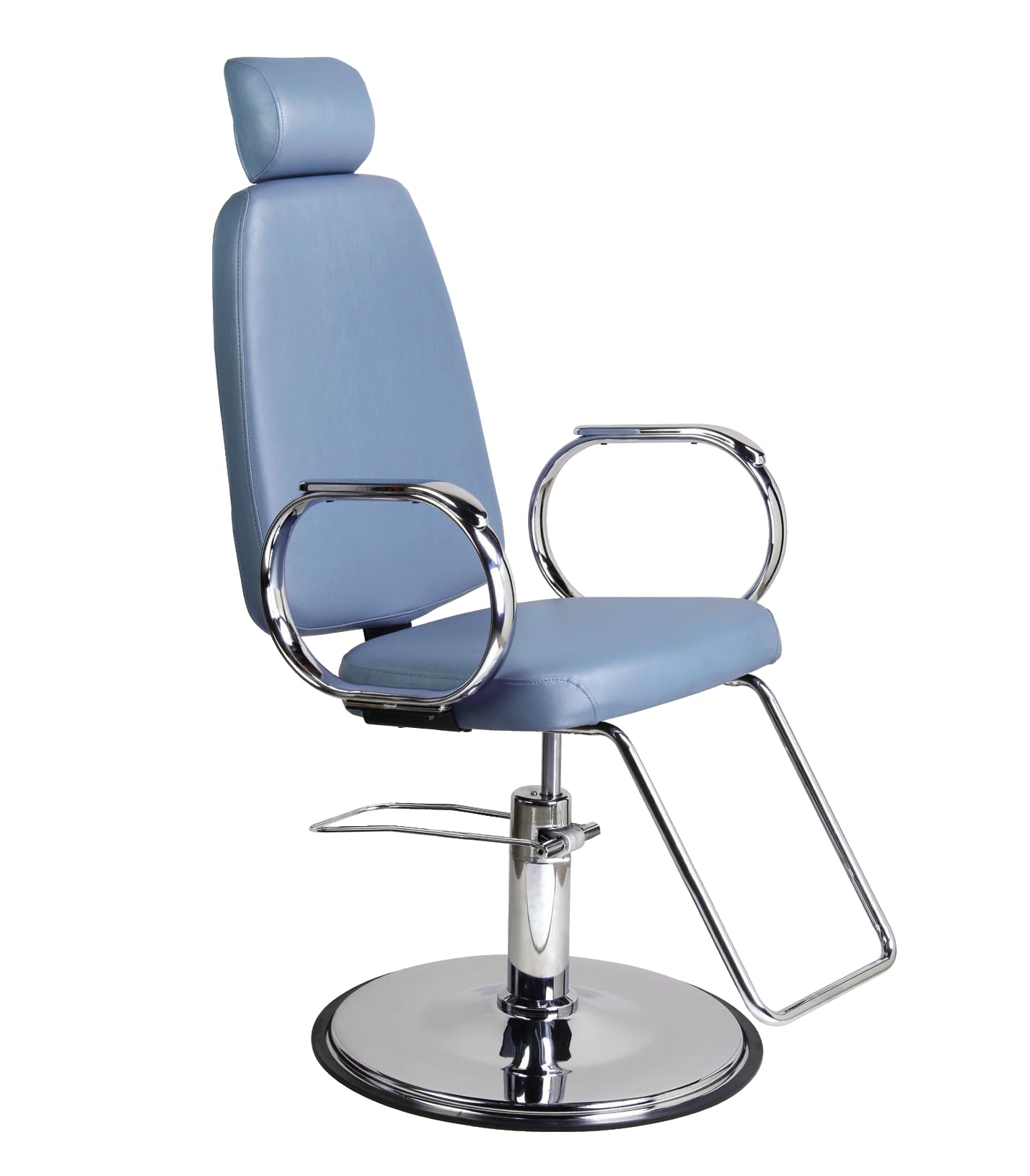 AmeriCan Goods Professional Dental Patient Exam & X-Ray Chair Deluxe Quality 360° Swivel, Adjustable & Removable Headrest Stool (Graystone)