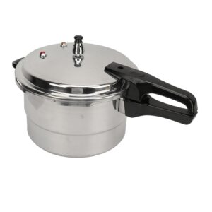 stainless steel pressure cooker, kitchen pressure cooker for induction and stove top, pressure canner with safety valves and steaming plate, pressure cooker for porridge, noodles