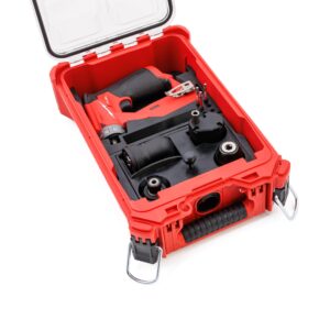 installation drill driver organizer for milwaukee m12 combo drill and accessories- made for packout compact organizer