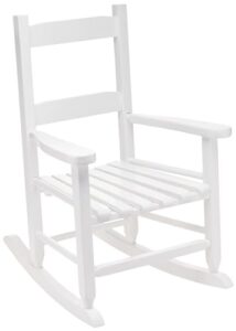 seasonal trends chair rocker child wht kn-14w