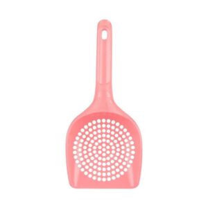 dpwoum pink plastic cat litter scoop pet care sand waste scooper shovel hollow cleaning tool pet supplies easy to clean cat litter scoops litter and housebreaking pet supplies