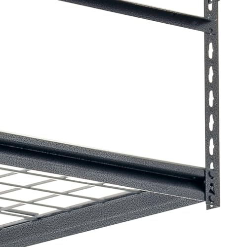 Muscle Rack, Steel Storage Ceiling Rack with Wire Deck 47 in. W x 28 in. H x 47 in. in Silver Vein