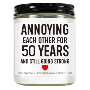 younift 50 years candle, 50th wedding anniversary, gifts for parents, 50th anniversary, gifts for couple, 50 year anniversary, gifts for husband, wife, friends, funny gifts, golden anniversary