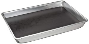 united scientific™ dissecting pan, aluminum, with black wax, 11.25" x 7.5" x 1.5"