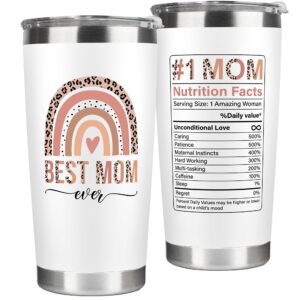 gifts for mom from daughter son - mom birthday gifts, birthday gifts for mom - christmas gifts, christmas gifts for mom wife - mom gifts, mother gifts, new mom gifts for women - 20 oz tumbler