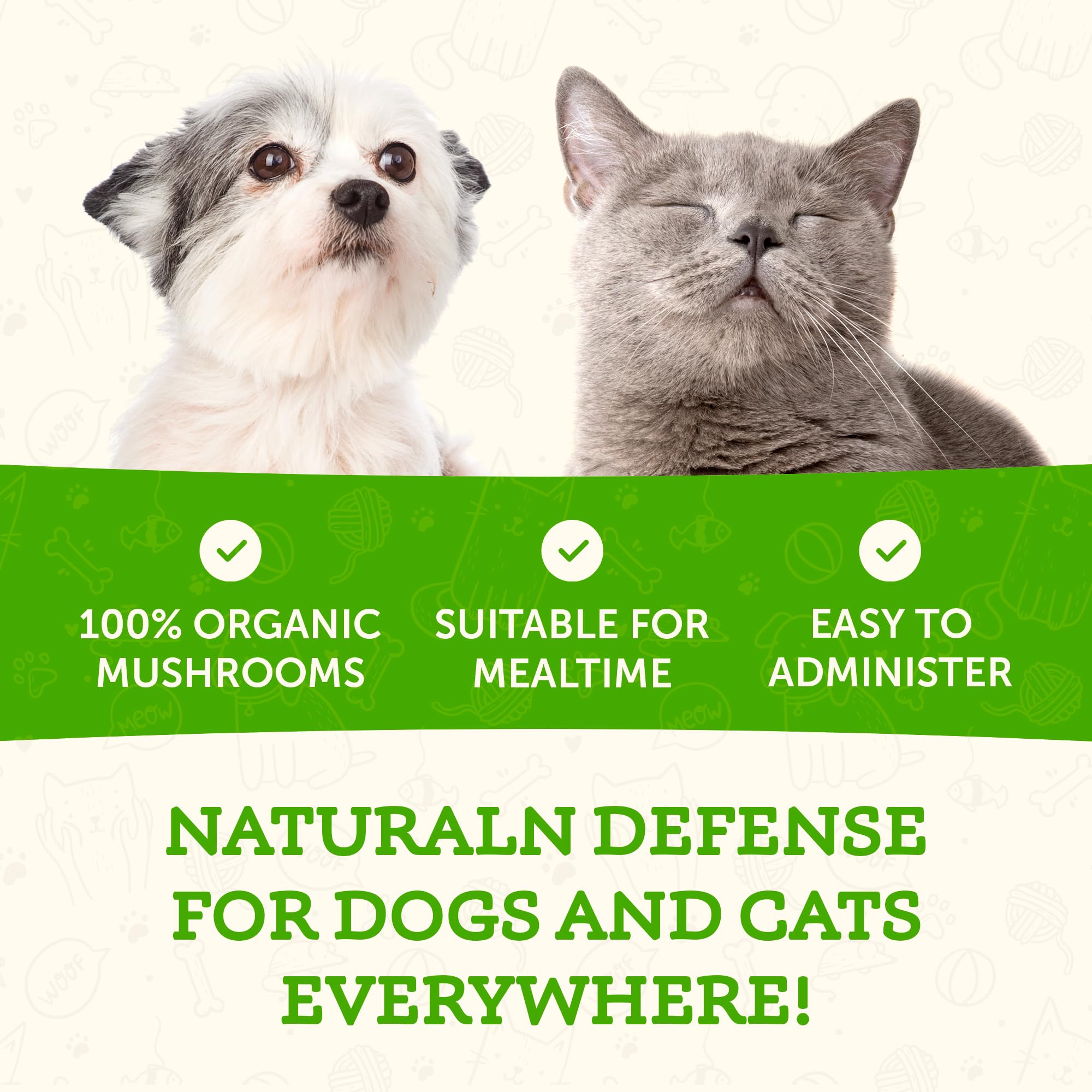 Animal Essentials Wellness Maitake Mushroom Supplement for Dogs & Cats - Healthy Immune Response, Supports Circulatory Function, Critical Immune Defense, Mushroom Powder Extract - 2.8 Oz (Pack of 1)