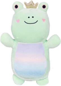 squishmallows official kellytoy 10 inch hug mees squad collectible pillow animal pets (fenra frog),various