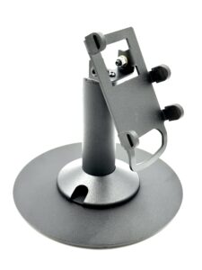 dejavoo qd3 mpos freestanding swivel and tilt stand with round plate