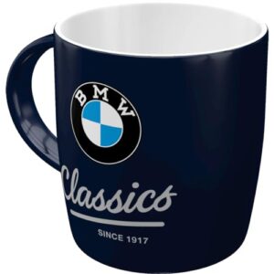 nostalgic-art retro coffee mug, 11.2 oz, official license product (olp), bmw – classics – gift idea for bmw fans, ceramic cup, vintage design