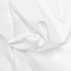 2 Yard White Cotton Fabric by The Yard 57 Inch Wide 125 GSM Light Weight Broadcloth