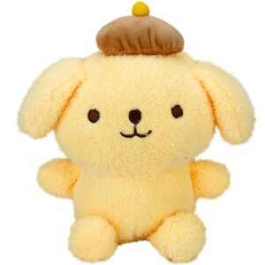 pompompurin plush toys 8in, lovely kawaii cinnamonroll kitty kuroumi anime plush stuffed animals doll, soft and cute cartoon stuffed plush toys for kids, fans, collectors home decor