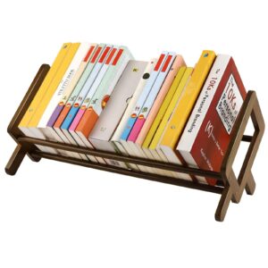 honmaii bookshelf for desk,mini bookshelf,desktop shelf,small bookcase, book organizer and storage rack for living room, bedroom, home office,kids room,desk shelves