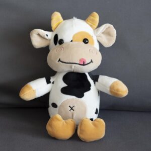 bstseler cow cattle stuffed animals plush toy 12" large milk pillow soft cattle plushies cow hug pillow stuffed animals doll for boys and girls (a: no clothes)