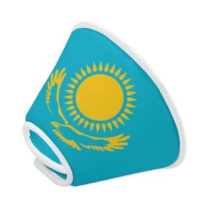 kazakhstan flag comfortable dog cone cat collar adjustable prevent from licking wounds m