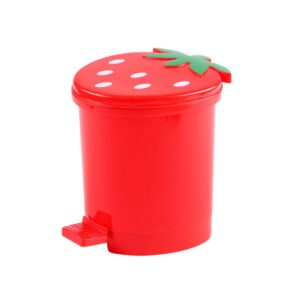 pretyzoom desktop trash can garbage bin pen pencil cup holder luggage cup holder desktop garbage can desktop wastebasket kawaii trash bin trash recycling containers mini child thing pp food