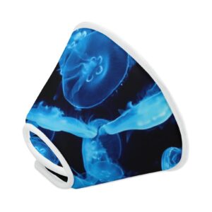 aquatic jellyfish soft dog cone collars protective adjustable cat recovery collar to stop licking m