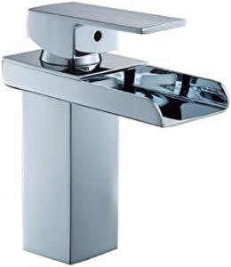 kitchen & bath fixtures taps faucet,bathroom basin single hole waterfall hot and cold water mixer