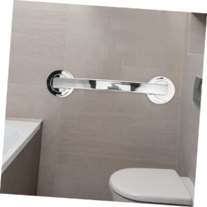 OSALADI 3pcs Hand Rest Kitchen Cabinet Handles Bath Glass Suction Cup Wall Metal Hand Rail Safety Hand Bar Safe Grab Bar Toilet Safety Bar Balance Bar Sucker Armrest Tub Grabber Elder