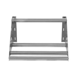 express kitchquip premium quality stainless steel tubular rack wall mounted shelf – nsf certified (22")