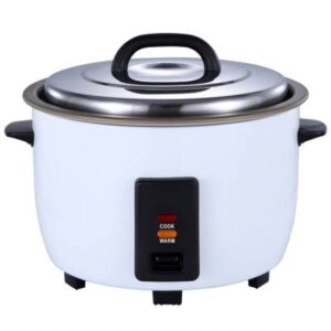 prepline erc60x 18" electric rice cooker and warmer 60 cups cooked / 30 cups uncooked rice - 120v/1650w (commercial use only)