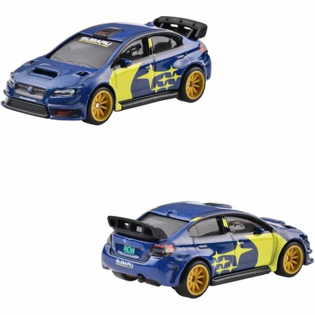 Hot Wheels HKF60 Premium 2-Pack Subaru Impreza WRX / '16 Subaru WRX STI [Mini Car] [3 Years Old and Up]