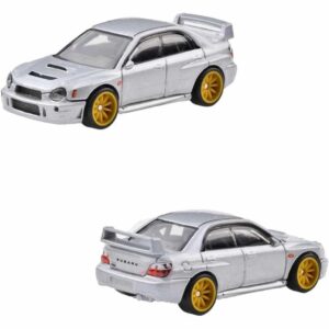 Hot Wheels HKF60 Premium 2-Pack Subaru Impreza WRX / '16 Subaru WRX STI [Mini Car] [3 Years Old and Up]