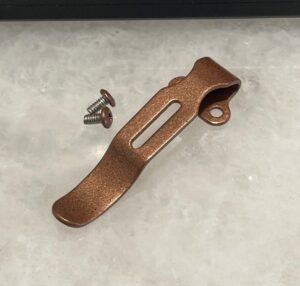 copper steel pocket clip for streamlight wedge 88810 88811 xt 88812 flashlight