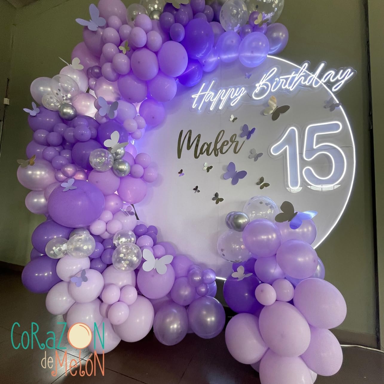 Purple Party Balloons Set, 12inch Lavender Balloons Pastel Purple Lilac Balloons Purple Metallic Confetti Purple Balloons For Girls Birthday Baby Shower Bridal Wedding Party Decorations