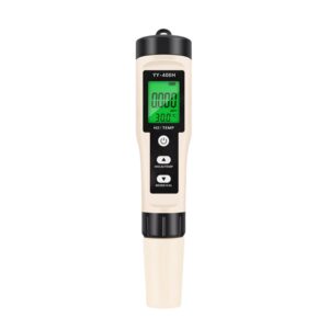 aripro digital hydrogen meter, high accuracy pen type h2 meter water quality tester with atc, lcd ph tds salt ppm temp tester meter for drinking water hydroponics aquariums swimming pool