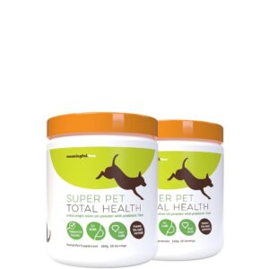 meaningful tree heart health for dogs, fiber supplement for digestive health, heart health & gut health, coat & joint health, made in usa, only two natural ingredients, 2 pack