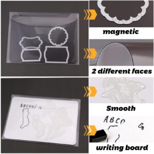 UNIMEIX 24 Pcs Magnetic Sheets for Dies Storage Stamp and Die Storage Pockets Die Cut Storage for Card Making (12 Pcs Sheets+ 12 Pcs Bags, 0.8 mm Thickness