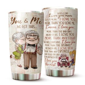 marsana gifts for her - valentine tumbler - gifts for couple - couple tumbler - gifts for wife - gifts for anniversary couple - couple cup - couple mug - tumbler 20 oz