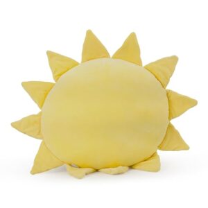 KINREX Yellow Sun Plush – Cheerful Cuddly Sun Stuffed Toy and Pillow for Kids, Bright Soft Sun Plushie, Perfect for Nursery and Playroom Decor, Measures 22 Inches