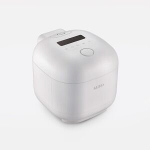 PN Poongnyun Micom Mono 6 Electric Rice Cooker, White, 6 Servings, ETL Certified