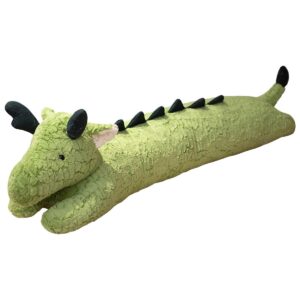 hofun4u dragon plush pillow, dragon stuffed animal, dragon plush long body pillow for kids adults (47 inch)