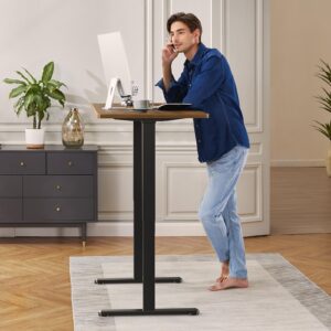 ErGear Standing Desk Frame [Dual Motor] Electric Adjustable Legs Compatible Desktop Size 44″-90″, 264 lbs Weight Capacity, 4 Memory Height Settings Stand up Desks Frame Workstation, Black Frame Only