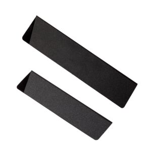 rwraps 2pack knife guards, 2x8" and 2.2x10" abs universal knife cover blade protector non-scratch felt lining chef knife sheath