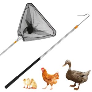 scalable chicken catcher leg hook tool kit chicken net catcher small animals catching net suitable for catching fish, outdoor poultry