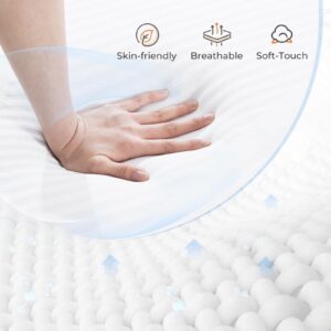 Sweetnight Full Mattress, 12 Inch Full Memory Foam Mattress, Gel Infused & Perforated Foam for Staying Cool & Pressure Relief, Full Size Bed Mattress in a Box