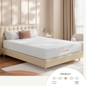 Sweetnight Full Mattress, 12 Inch Full Memory Foam Mattress, Gel Infused & Perforated Foam for Staying Cool & Pressure Relief, Full Size Bed Mattress in a Box