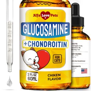 cat joint supplement ✿ glucosamine for cats ✿ joint supplement for cats ✿ cat glucosamine ✿ chondroitin and glucosamine combination for cats ✿ cat hip and joint supplements ✿ 2 oz