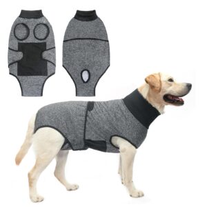 beautyzoo dog recovery suit female after surgery spay, soft dog surgery suit e-collar & cone alternative, male dog neuter surgical onesies,anti licking wounds dog bodysuit, post-operative vest clothes