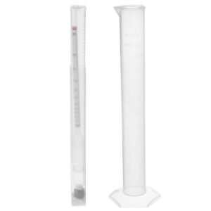 hemoton triple scale hydrometer plastic test jar specific hydrometer for wine, beer, including 100ml plastic cylinder