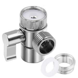 gajust m22/m24 switch faucet adapter kitchen sink splitter diverter valve water tap connector for toilet bidet shower bathroom kitchen (color : zinc alloy)