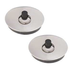 2pcs round durable tub stopper drain plug cover sink stopper for kitchen bathroom bathtub plugs