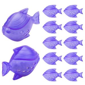 funmit 12 pack universal humidifier cleaner fish compatible with almost all humidifiers and fish tanks, purifies water, prevents hard water build-up, reduces scale, purple